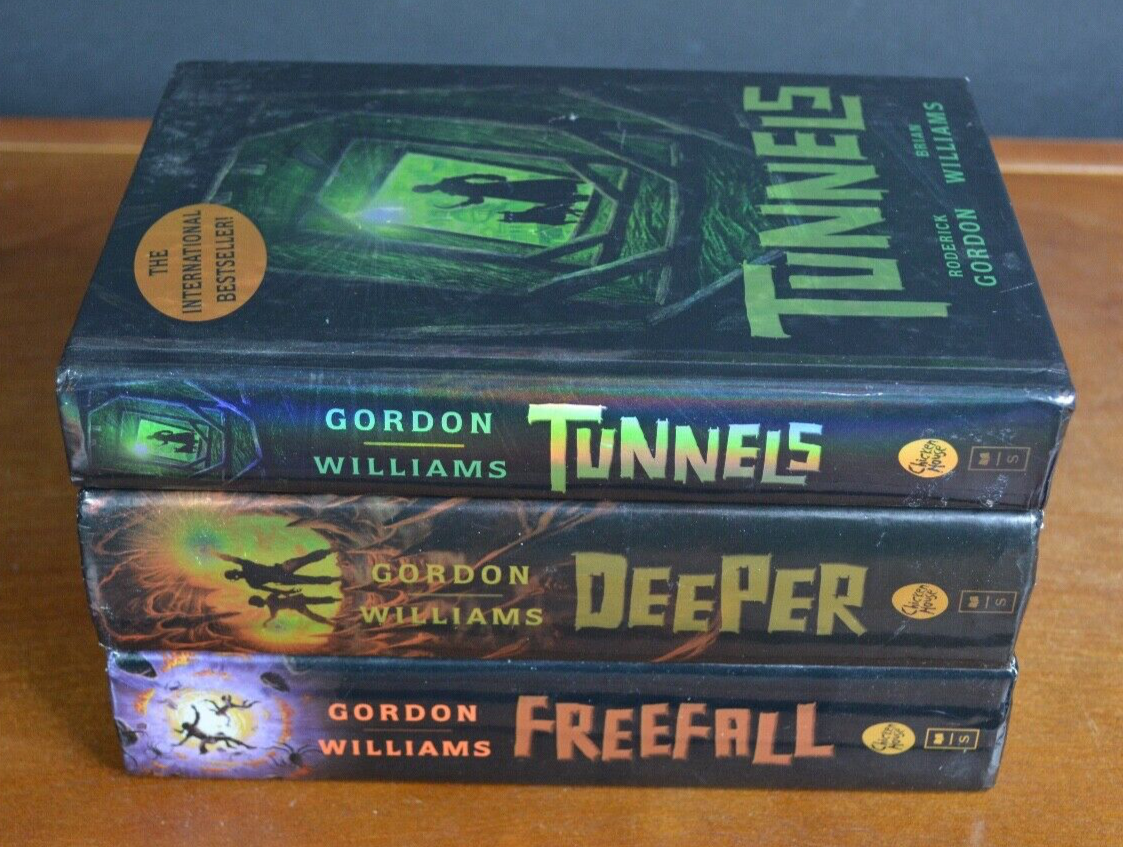 Lot of 3 Books in the Tunnels Series by Roderick Gordon Freefall ...