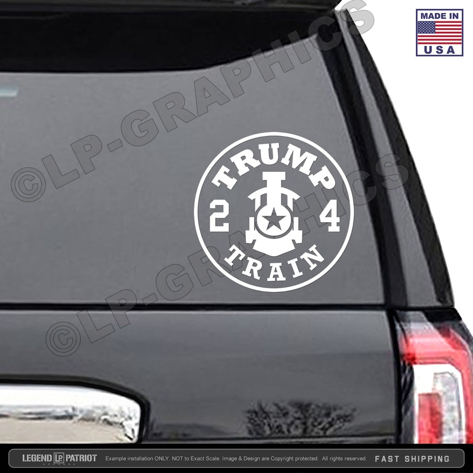 TRUMP TRAIN 2024 Decal - america great patriot car sticker sign ultra ...