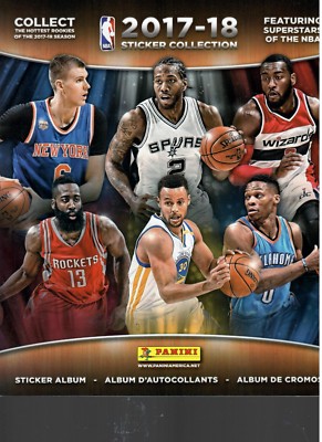 (1) 2017-2018 NBA PANINI -NBA Sticker Collection Albums New -Books | eBay