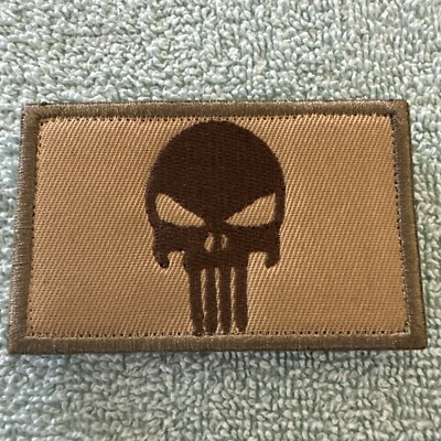 PUNISHER SKULL American Hook & Loop Morale Patch | eBay