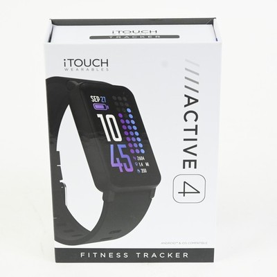 iTouch Active 4 Smart Watch Fitness Tracker - Black - Grade A | eBay