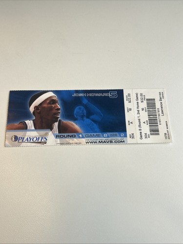2007 NBA Playoffs Rd 1 Game 2 GS Warriors Dallas Mavericks Ticket 4/25 ...
