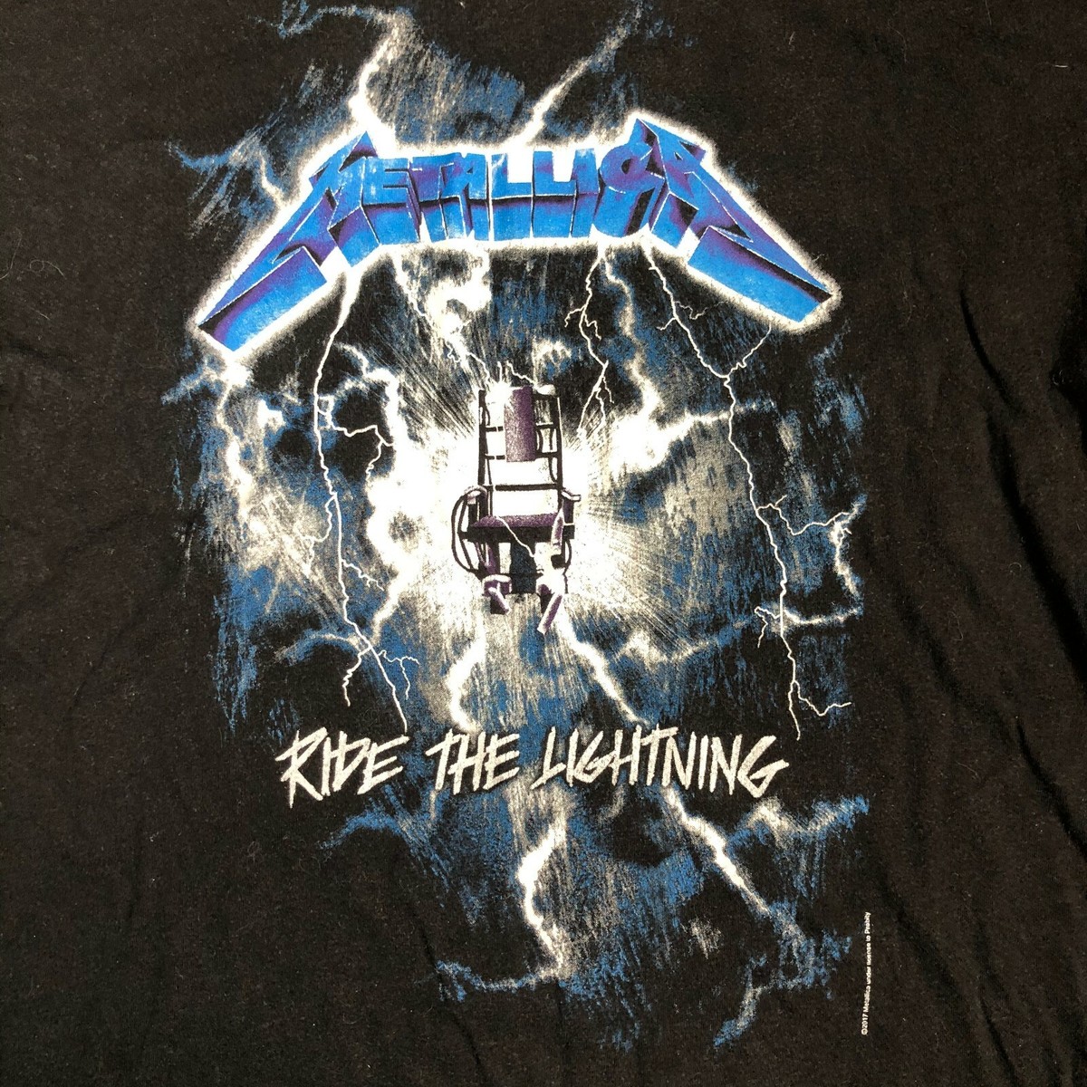 Metallica Ride The Lightning Logo Metallica Tribute Band Blistered