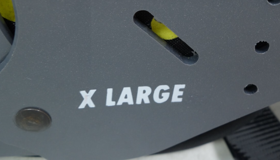 X Tech Football Shoulder Pads Backplate Rib Guard 19"-20" Size XL Made ...