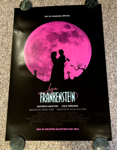 Lisa Frankenstein - Original DS Movie Poster 27x40 D/S 2024 Horror ...
