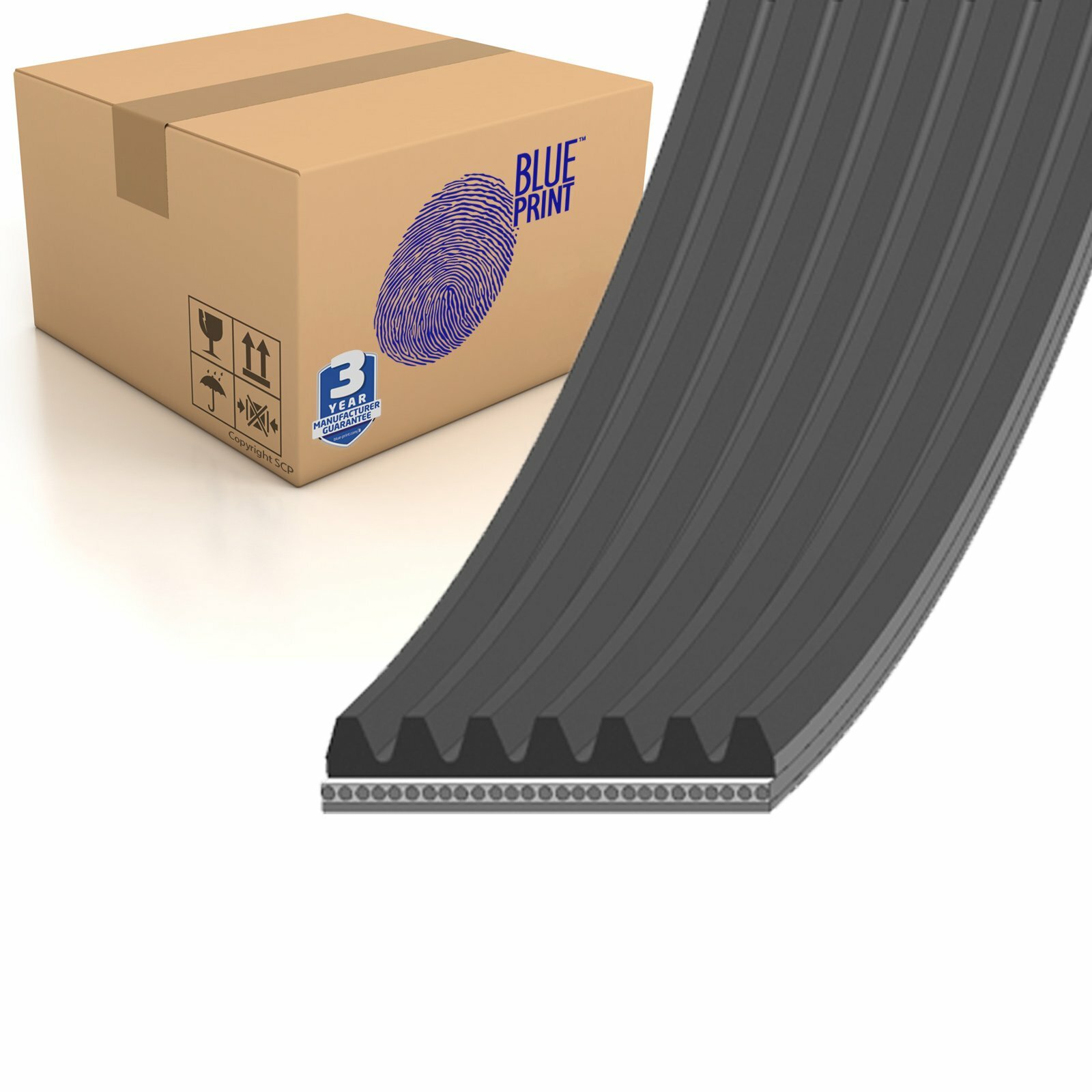 7 Ribbed Auxiliary V Belt Aux 2050mm 7PK2050 Fits Mercedes Blue Print ...