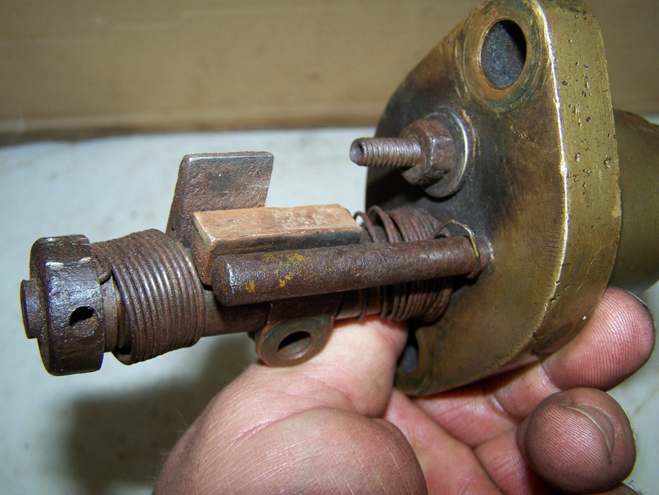 Early BRASS Hit Miss Gas Engine IGNITOR Steam Magneto Motor Oiler 3 ...