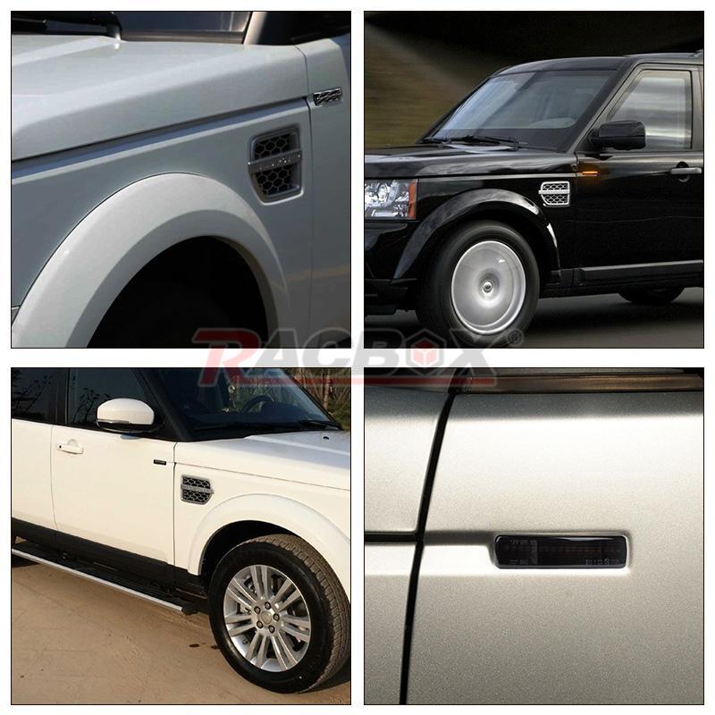 Smoke Amber LED Turn Signal Side Marker Lights For 06-13 Range Rover ...
