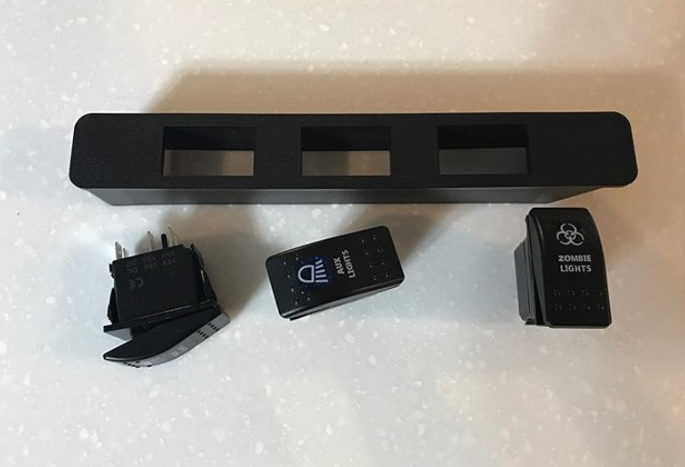 Ford F-150 Center Console Switch Panel | 2015–2020 | 3 Rocker Slot ...