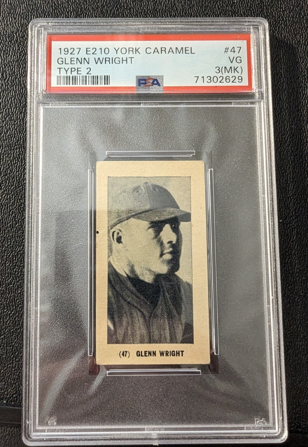 1927 E210 York Caramel #47 Glenn Wright PSA 3 MK Type 2 | eBay