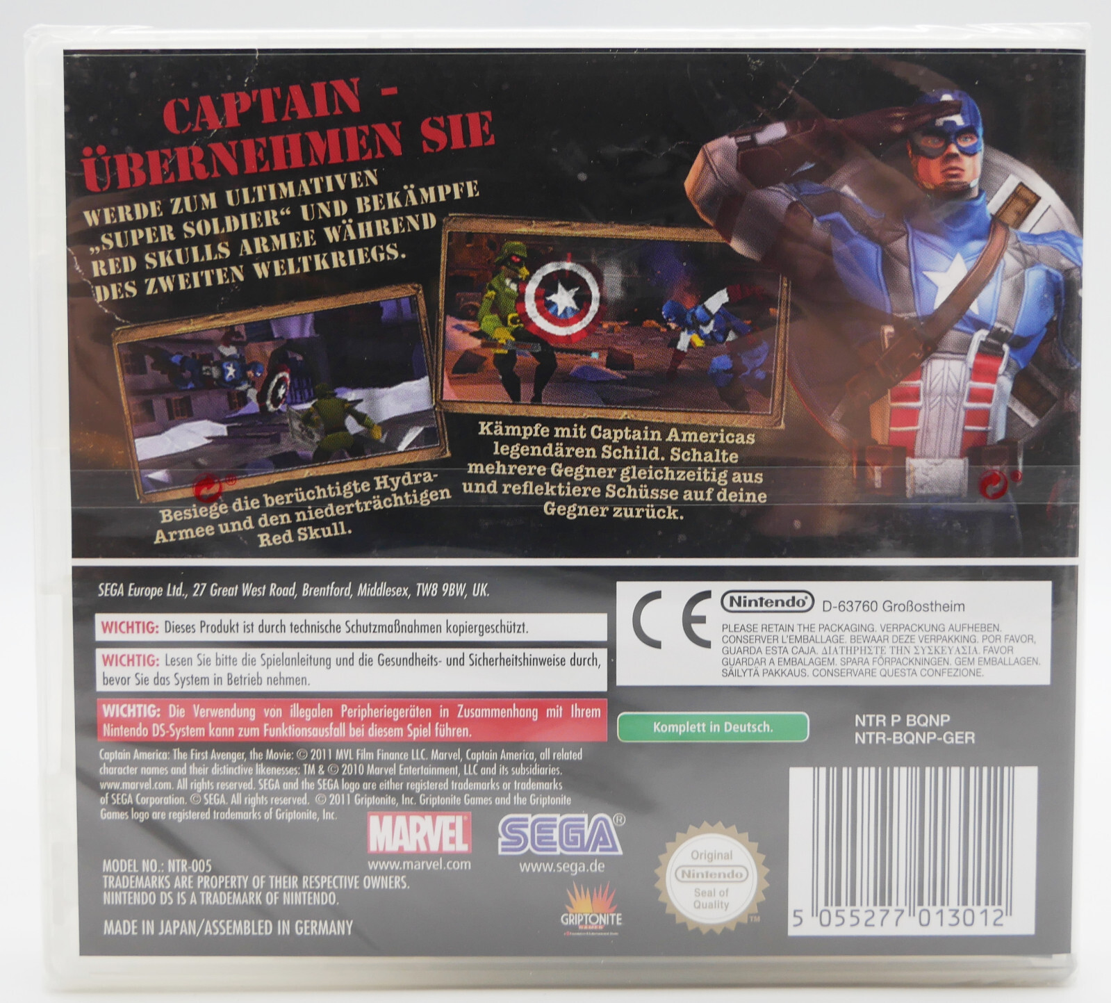 Captain America: Super Soldier | Nintendo DS | eingeschweißt SEALED ...