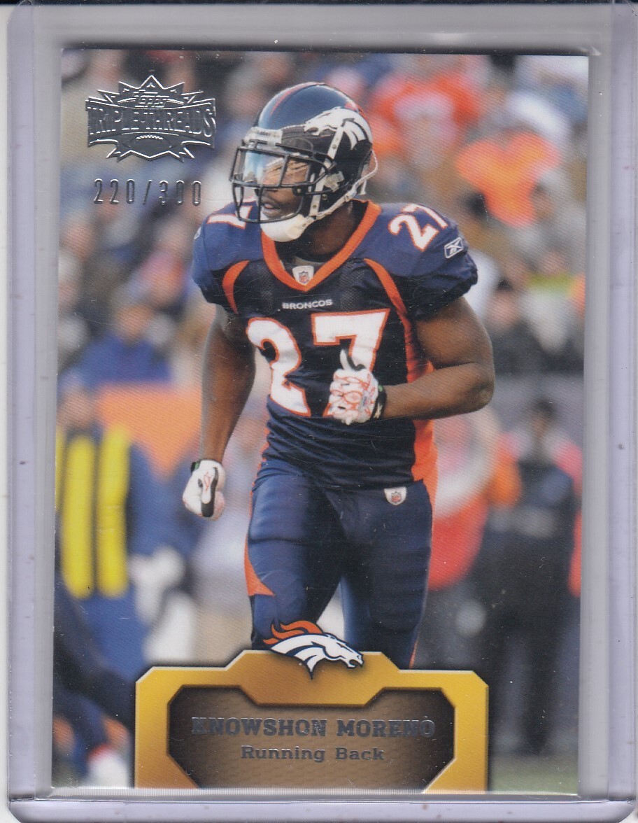 KNOWSHON MORENO 2011 Topps Triple Threads Sepia #69 220/300 Broncos | eBay