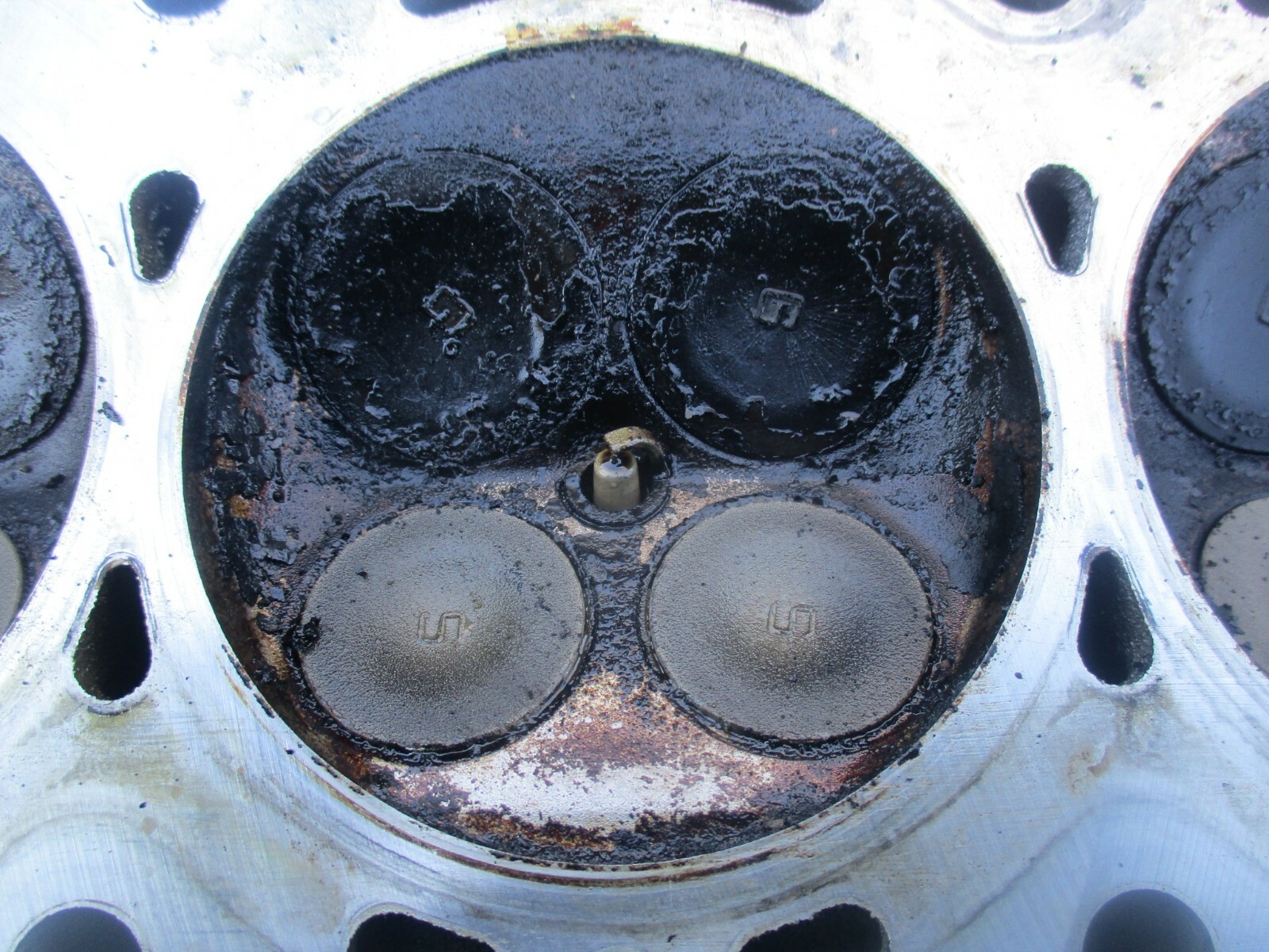 2001 Acura MDX J35A3 left bare cylinder head assembly OEM engine motor ...