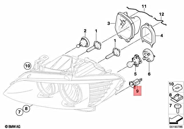 Genuine BMW E90N E91N Sedan Angel Eyes Ring Marker Bulbs OEM ...