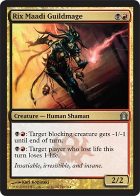 MRM FR/VF 4x Ghildmage de Rix Maadi - Rix Maadi Guildmag MTG magic RTR ...