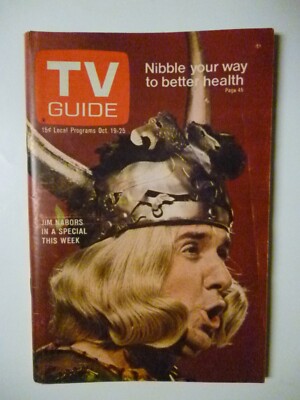 Oregon October 19 1968 TV Guide JIM NABORS Mannix Lee Mendelson Charlie ...