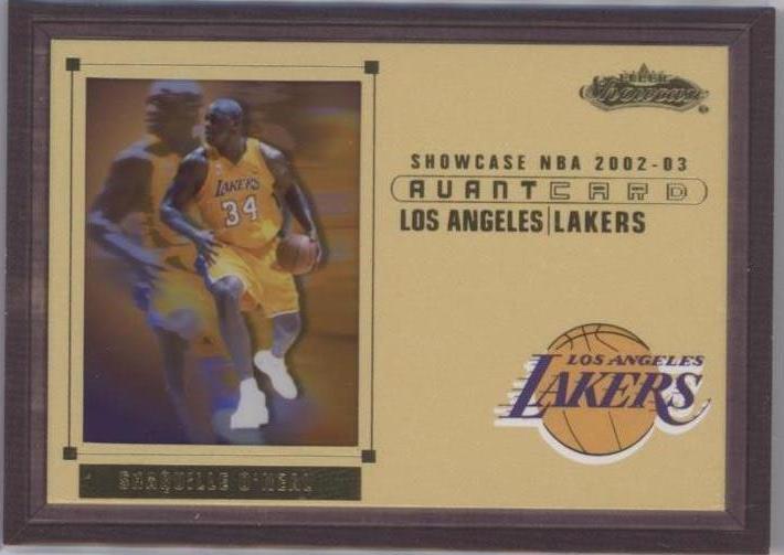 2002-03 Fleer Showcase - Avant Card Shaquille O'Neal #114 Legacy ...