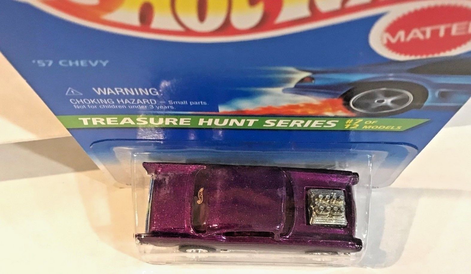Hot Wheels 1996 Treasure Hunt - Purple '57 Chevy w/Real Riders #7 of 12 ...