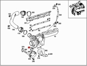 Genuine MERCEDES Metal seal 2781810680