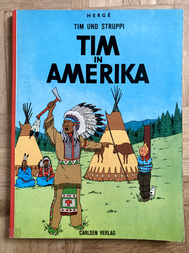 Tim und Struppi - Tim in Amerika Carlsen Verlag - 1974 2.Auflage | eBay