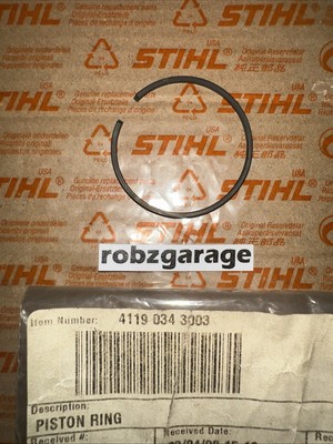 NEW OEM STIHL PISTON RING 4119-034-3003 012 019 T 020 AV 020 T MS190 ...