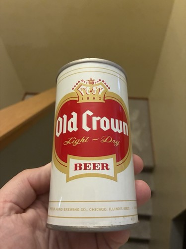 Old Crown Light Dry Beer Straight Steel Peter Hand Chicago IL USBC 99/3 ...