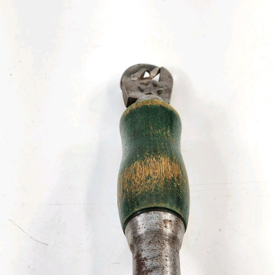 Vintage Multi Purpose Leather Working Tool Boot Shoe Clicker Star Wood ...