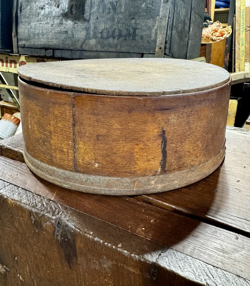 Antique Bent Wood Pantry Spice Box Primitive | eBay UK