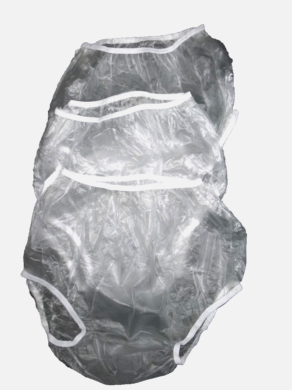 Lot of 3 Pair Adult XL Vinyl Plastic Pants Elastic Legs and Waist | eBay