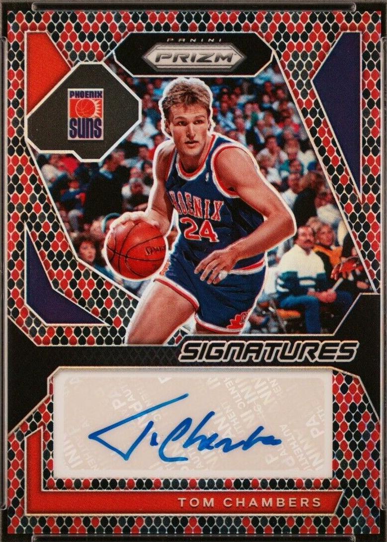 2023-24 Panini Prizm - Signatures Tom Chambers #SIG-TOM Snake Skin ...