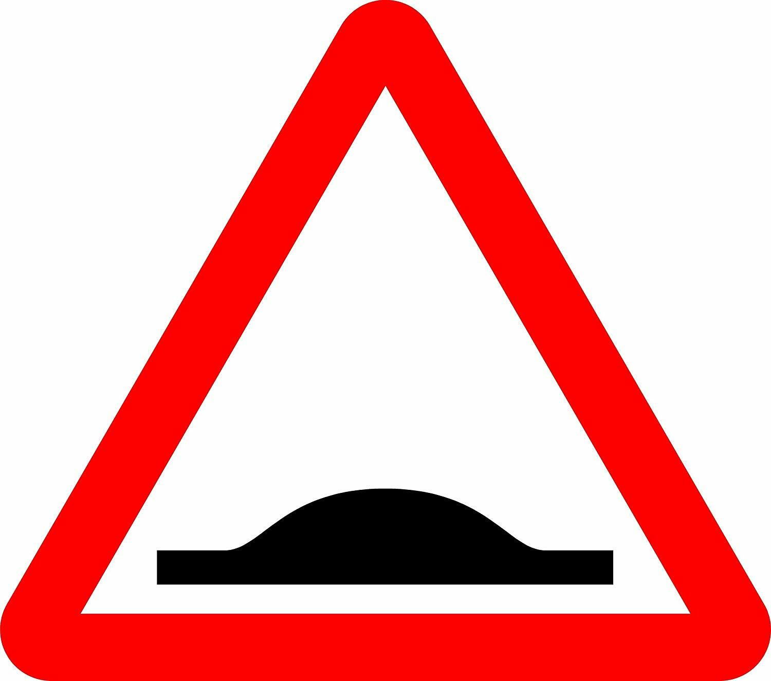 Road humps (Speed bumps) Road safety sign | eBay UK