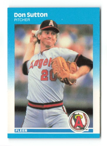 1987 Fleer Don Sutton #93 California Angels Baseball Card | eBay