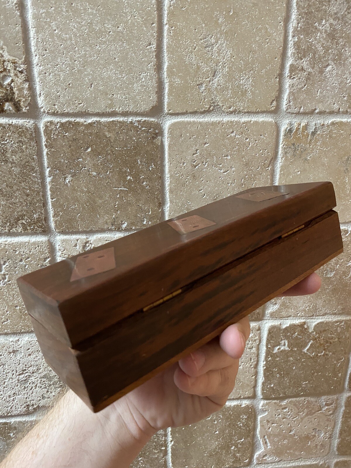 Rare Wooden Domain Domino Set Real Wood Dominoes Made India Eastern Art ...