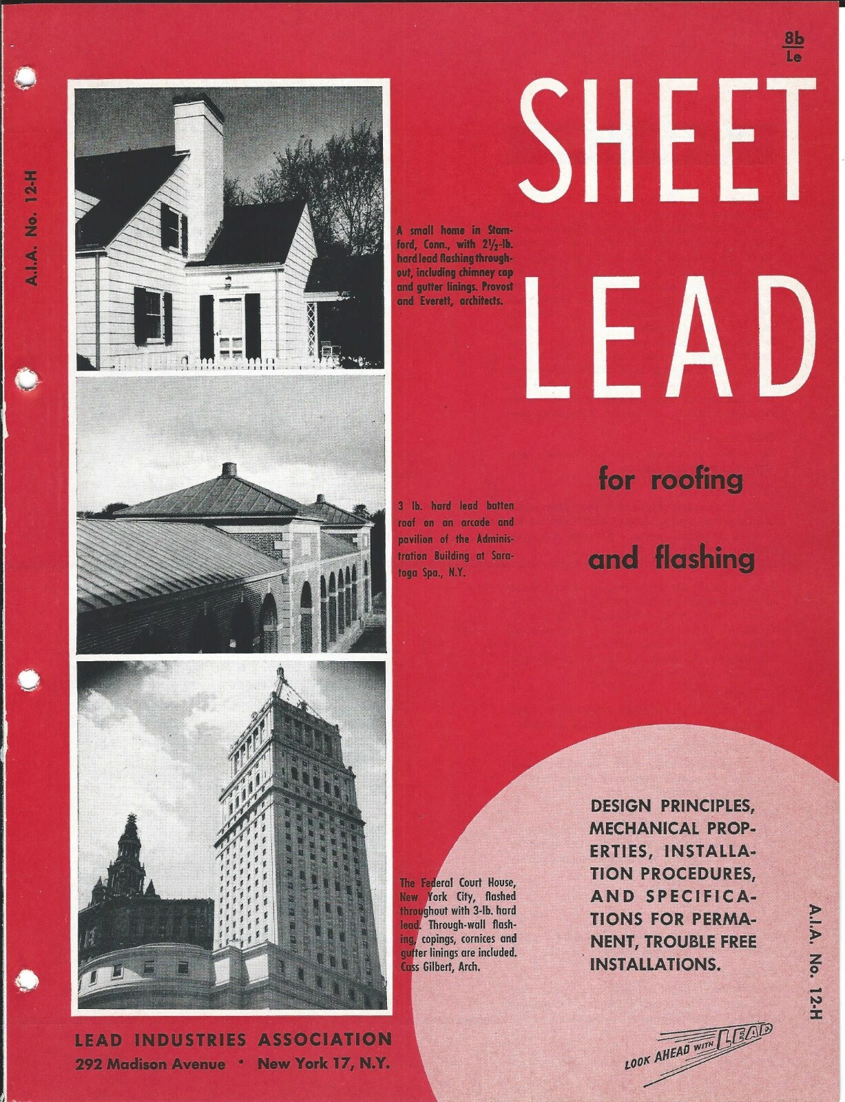 Brochure - Lead Industries Association - Sheet Lead - Roofing Flashing ...