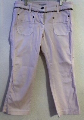 Burberry Light Pink Capris Size 4 | eBay