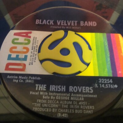 The Irish Rovers – The Unicorn / Black Velvet Band - 7" VINYL 45 RPM | eBay