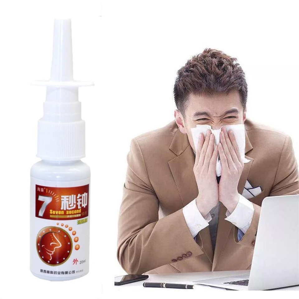 Seven Seconds Nasal Sprays Treatment Rhinitis Congestion Allergic Sinusitis S τъ | eBay