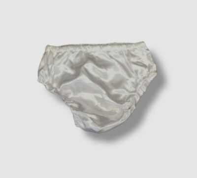 $25 Rare Editions Baby Girl's White Satin Bloomer Short Bottoms Size ...