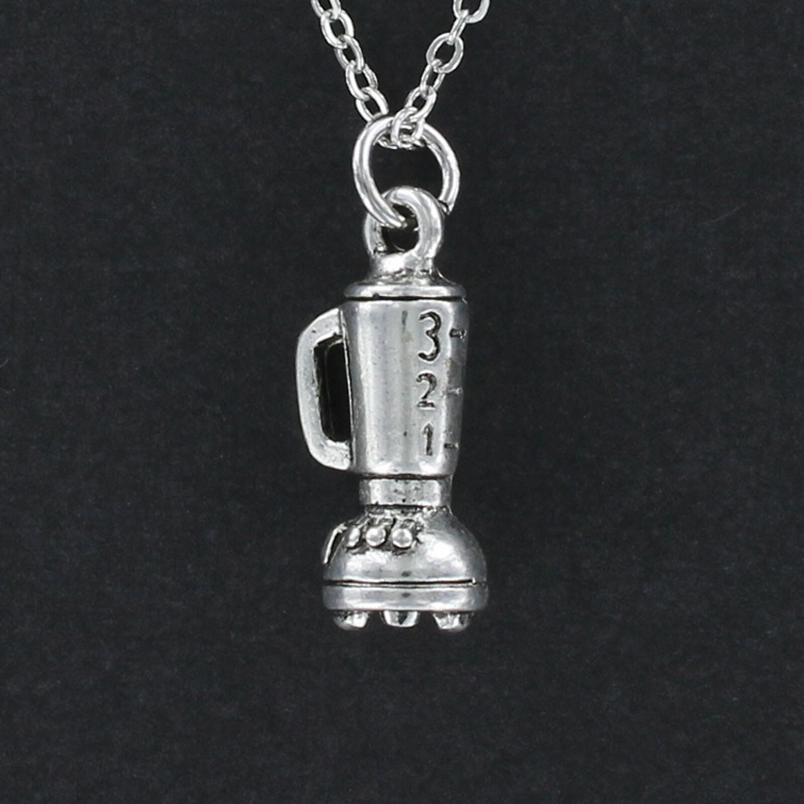 BLENDER Necklace on Chain - Pewter Kitchen Food Cook Chef Bartender ...