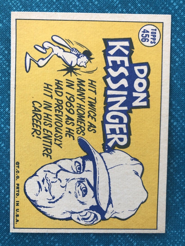 1970 Topps #456 Cubs All Star Don Kessinger | eBay