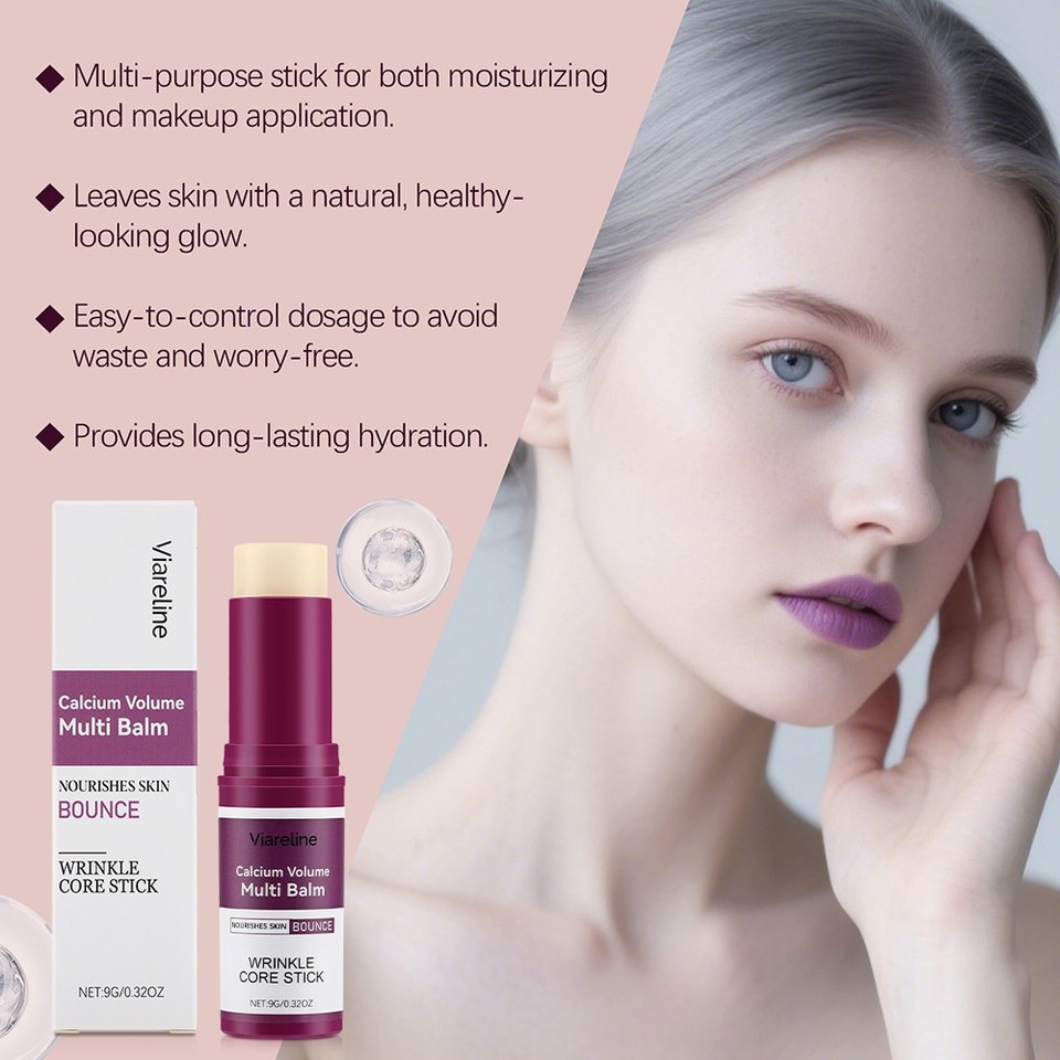 2PCS Calcium Volume Multi Balm Wrinkle Core Stick Beauty Korean ...
