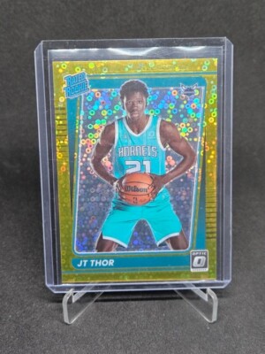 JT THOR RC #172 2021-22 Panini Optic Fastbreak Gold /10 Rated Rookie ...