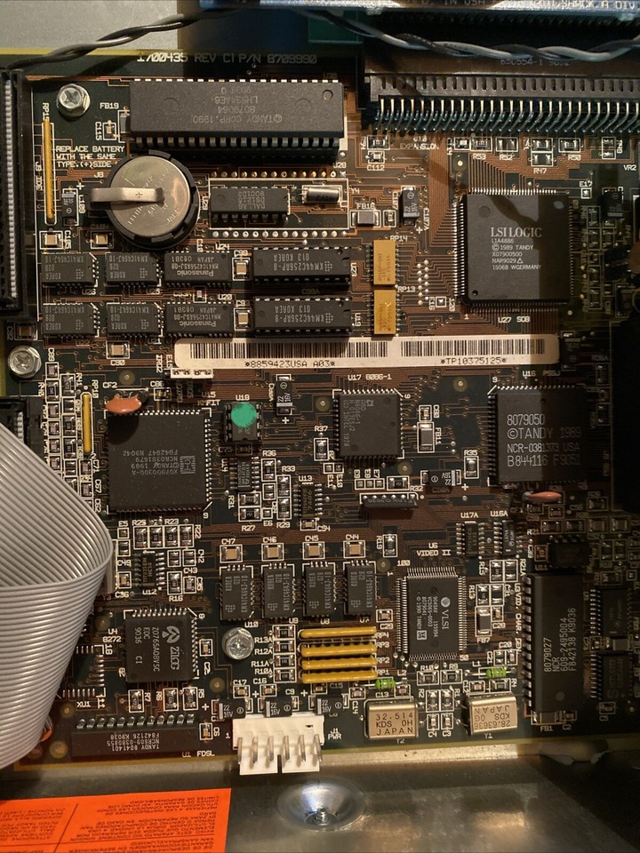 Rare Tandy 1000 RL Computer Desktop PC, DOS in ROM, 3.5" Floppy Drive ...