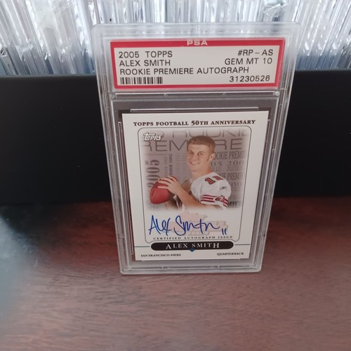 2005 Topps Alex Smith Rookie Premier Autograph PSA 10 | eBay