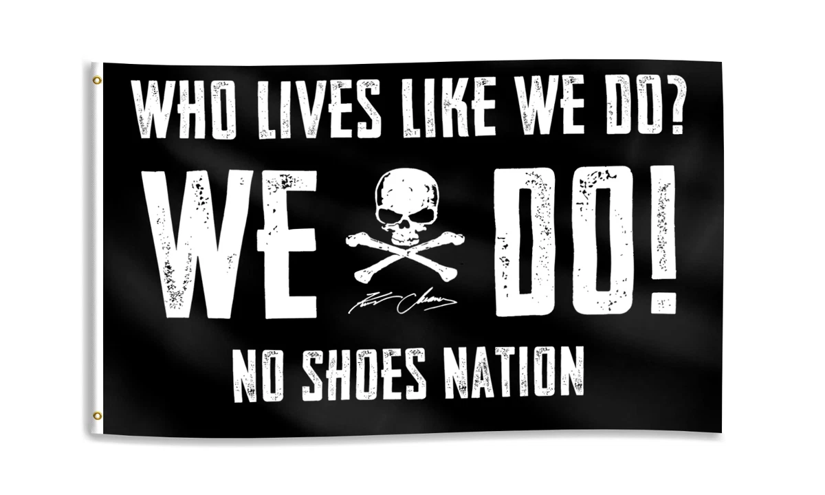 No Shoes Nation Flag
