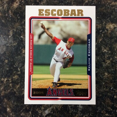 2005 Topps #635 Kelvim Escobar Angels | eBay