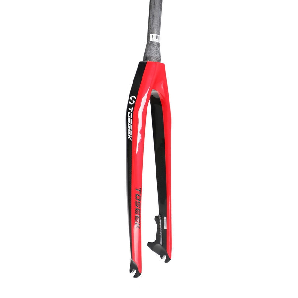 TOSEEK 26/27.5/29in Carbon Fiber Bicycle Fork MTB Bike Tapered Rigid ...