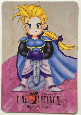 FF6 Final Fantasy 6 Edgar Roni Figaro BANDAI Card 1994 F/S | eBay