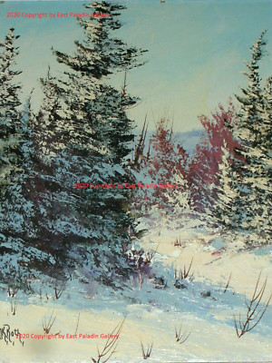 20thc Canadian Michael K. Roth Oil Painting on Wooden Board - Signed | eBay