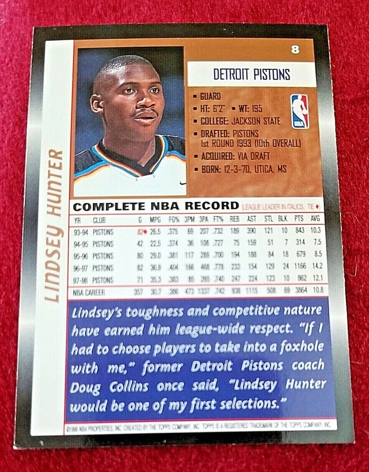 1998-99 Topps Duncan Shaq Iverson Roundball Royalty REFRACTOR Hill BGS ...